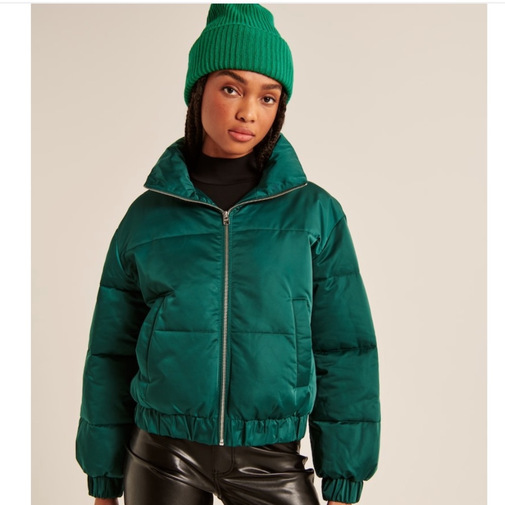 Abercrombie & Fitch Ultra Mini Puffer-Green - Gem